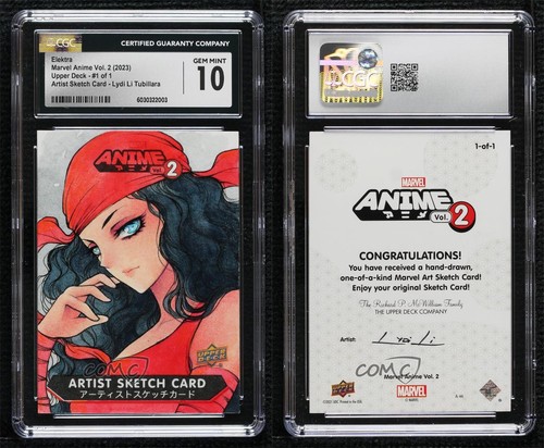 2023 Marvel Anime Vol 2 Lydi Li Tubillara #SKT CGC 10 Gem Mint Auto ...