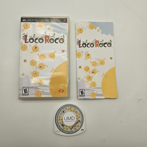 LocoRoco Sony PSP Complete CIB UMD Game Manual Tested Works Cute ...