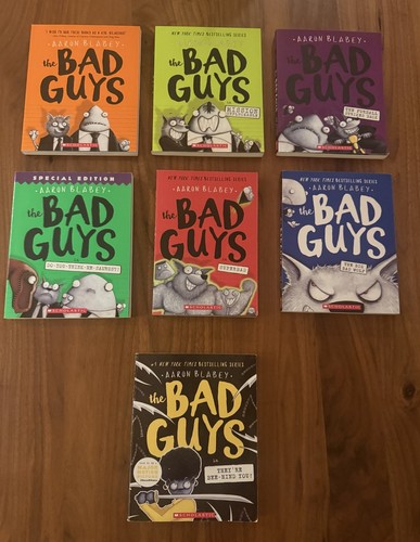 Lot of 7 The Bad Guys Books 1 2 3 7 8 9 14 Aaron Blabey – Good ...