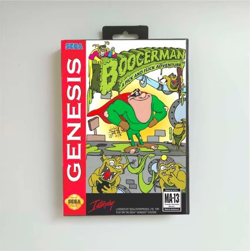 Boogerman : A Pick and Flick Adventure 16_bit rom Video Game Card for ...