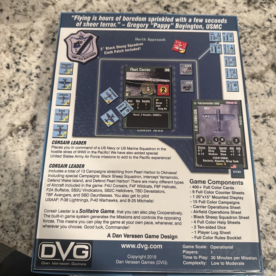 Corsair Leader - Solitaire Game - DVG games - punched | eBay