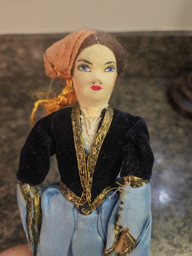 Vintage Cloth Greek Doll in Traditional Clothes ~ 8" | eBay