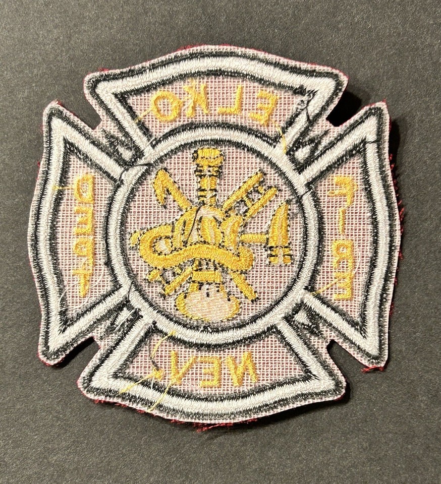 VINTAGE NEVADA NV ELKO FIRE DEPT PATCH ELKO COUNTY | eBay