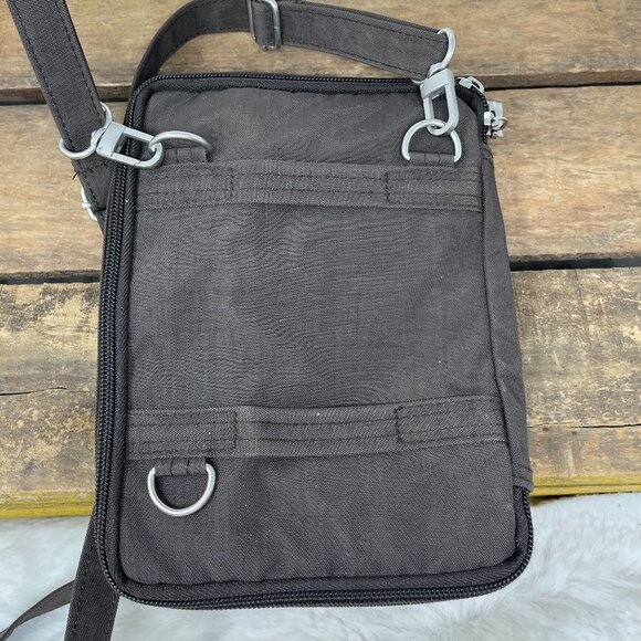 Baggallini Chocolate Brown Travel Crossbody Bag Purse… - Gem