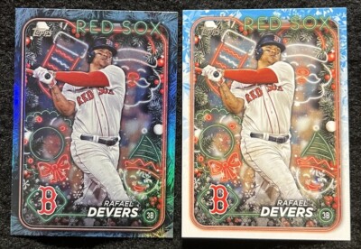 Rafael Devers - 2024 Topps Holiday #H151 - Blue Metallic - Red Sox ...