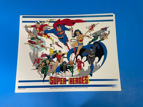 DC COMICS SUPER-HEROES SUPER POWERS POSTER PIN UP NEW. | eBay