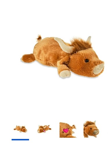 Valentine's Day Floppy Pals Plush, Highland Cow, by Way To Celebrate | eBay