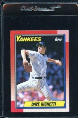 1990 TOPPS TIFFANY #160 DAVE RIGHETTI NEW YORK YANKEES | eBay