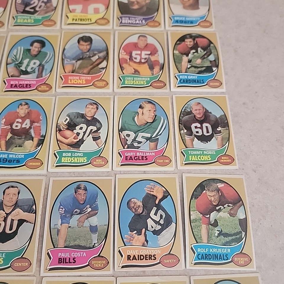 1970 Topps Football Single Cards Your Choice | eBay