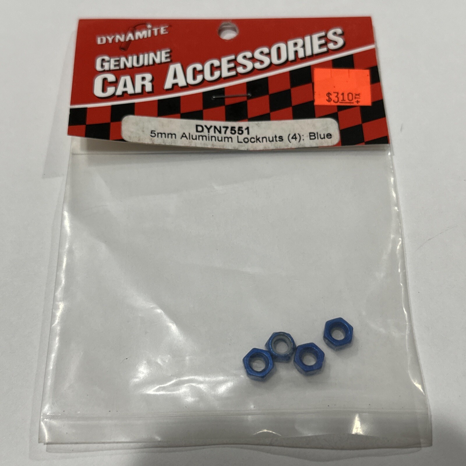 Dynamite Blue 5mm Aluminum Locknuts (4 pcs) DYN7551 | eBay