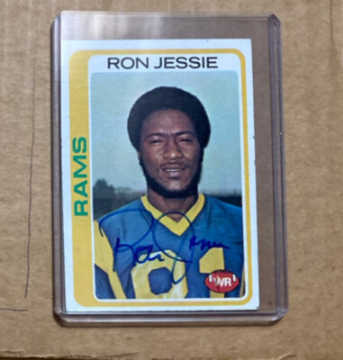 1978 Topps Ron Jessie #283 Autographed Card Los Angeles Rams | eBay