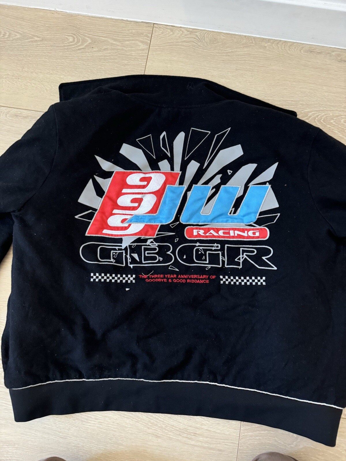 Juice Wrld GBGR Racing Jacket Black Varsity Jacket 99… - Gem