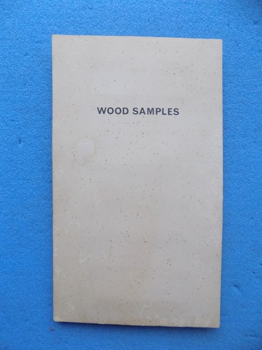 Vintage Wood Samples Booklet - 40 Specimens Real Wood | eBay