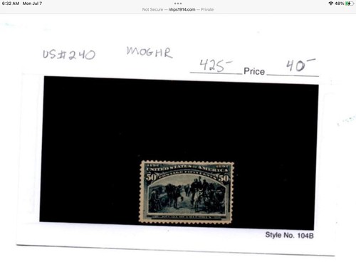 U.S. Stamp mint Scott #240 | eBay