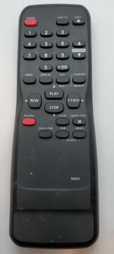 Sylvania FUNAI LXI Symphonic White Westinghouse N9291 TV VCR Remote ...