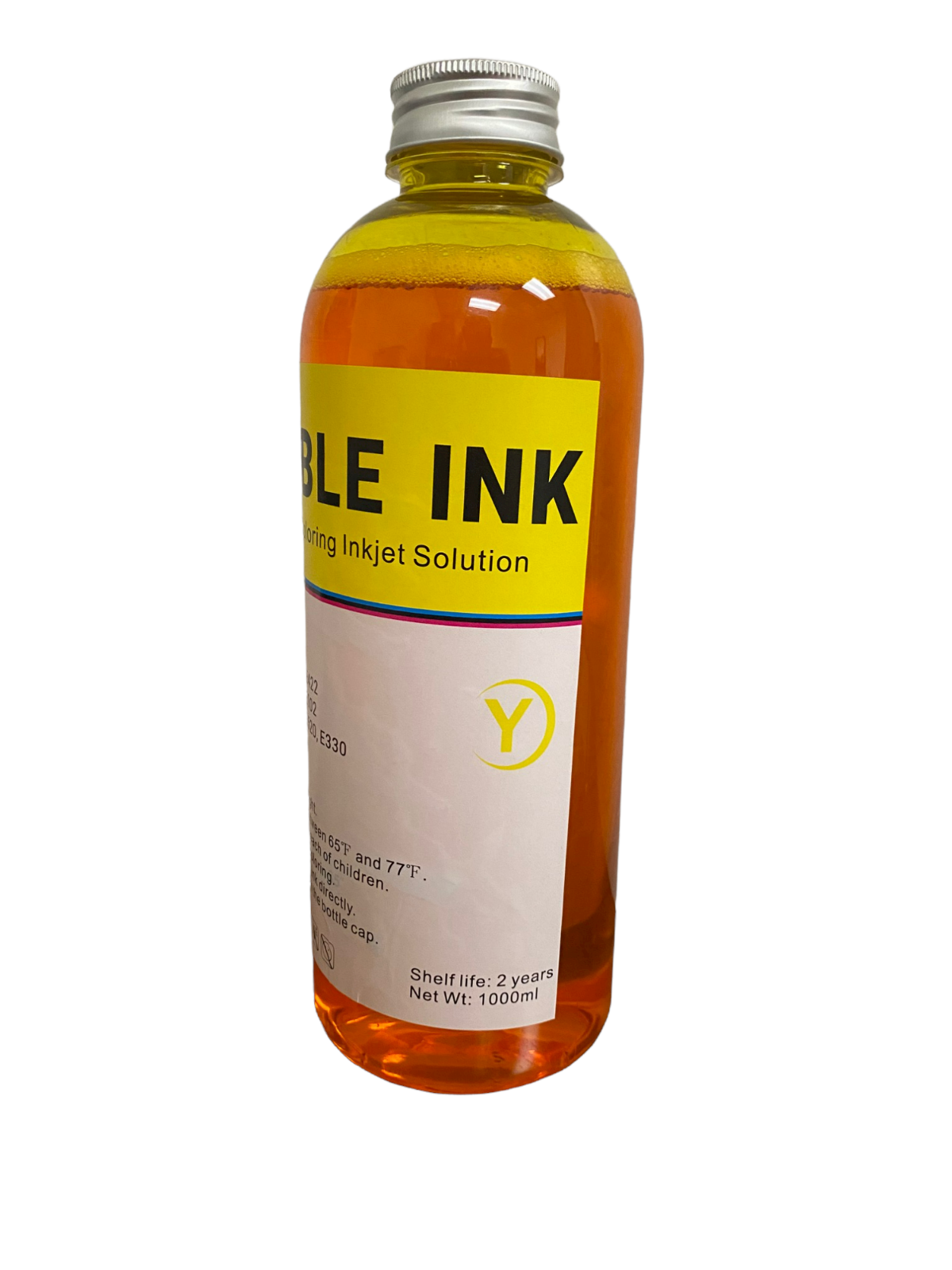 Yellow Edible Ink Refill Kit for Canon Epson Printers 1000ml Ink Bottle ...