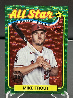 2024 Topps Mike Trout Green Series 2 All star / 99 | eBay