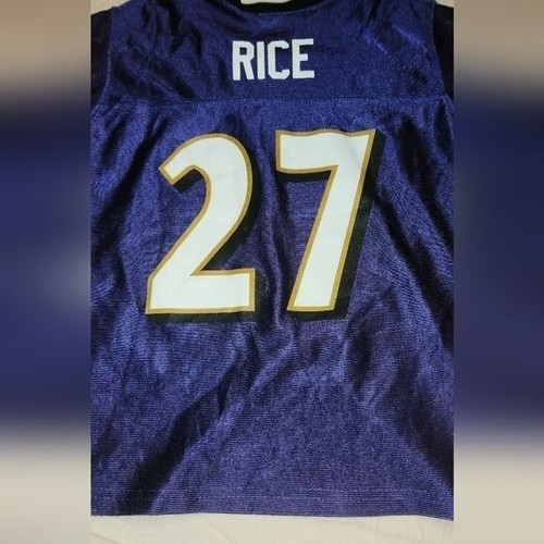 BALTIMORE RAVENS RAY RICE #27 nfl team apparel kids XS 4-5 | eBay
