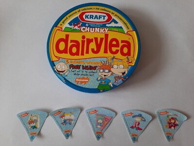 Kraft Dairylea Chunky Box and Rugrats Stickers 1998 *excellent ...