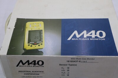 NEW IN BOX Industrial Scientific M40 18105437-0 Multi-Gas Monitor STOCK ...