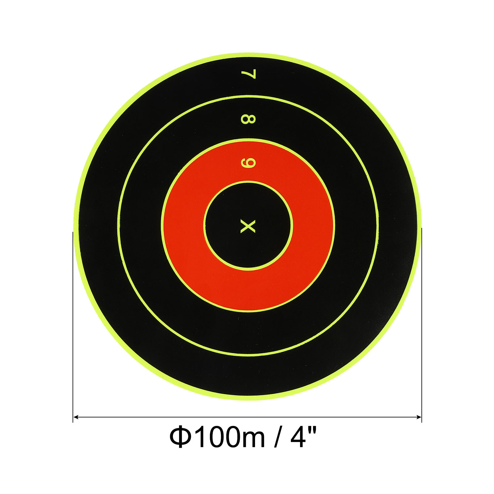 Shooting Target Stickers 4", 100 Pack Adhesive Splatter Targets, 4 ...