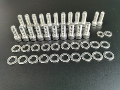 BBC OIL PAN BOLTS STAINLESS STEEL KIT FOR BIG BLOCK CHEVY 396 402 409 ...