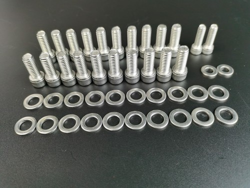 BBC OIL PAN BOLTS STAINLESS STEEL KIT FOR BIG BLOCK CHEVY 396 402 409 ...