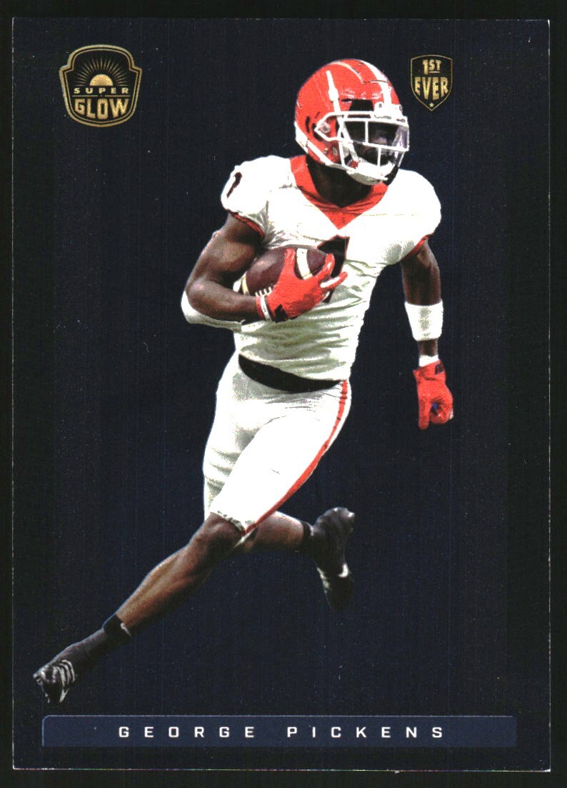 2021 Super Glow Sports Inaugural Edition - Blue Foil #32 George Pickens ...