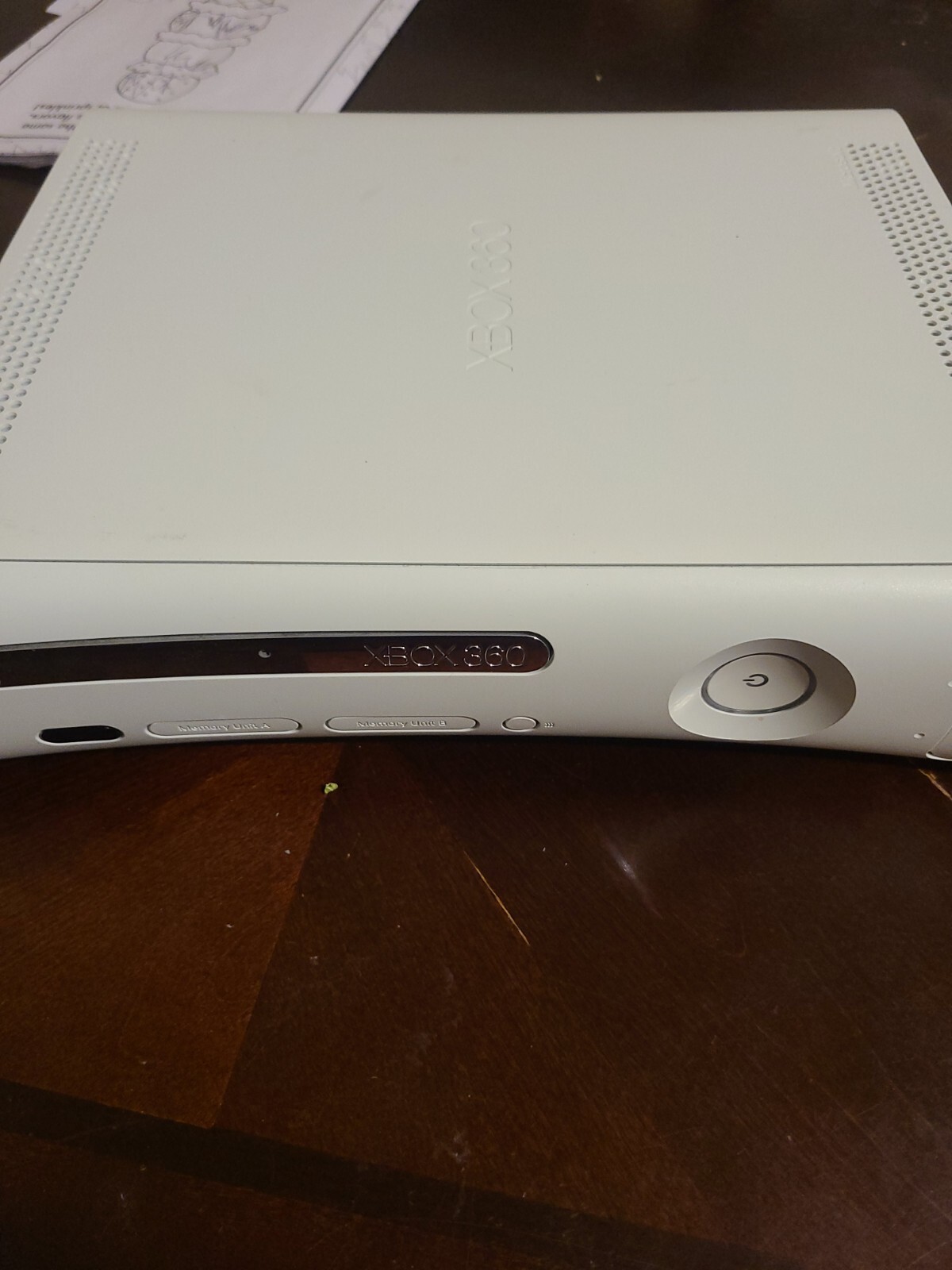 Xbox 360 Console only UNTESTED FOR PARTS OR REPAIR / No Hard Drive / AS ...