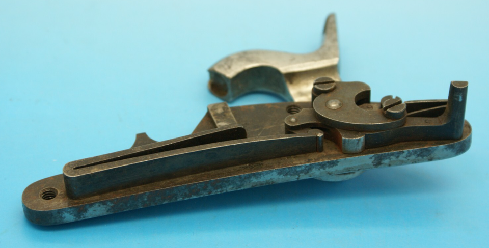 U.S. 1861 SPRINGFIELD RIFLE MUSKET LOCK PLATE & HAMMER - ANTIQ CIVIL ...