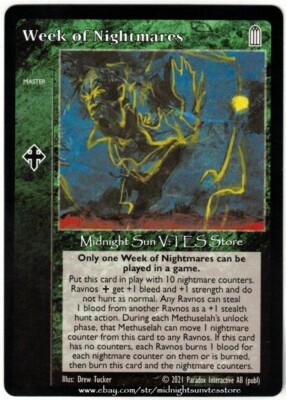 Week of Nightmares V:TES VTES Vampire CCG | eBay