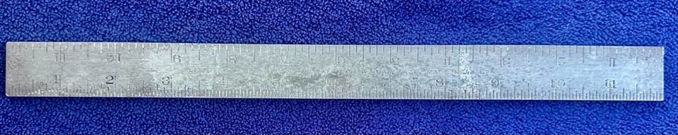The Lufkin Rule Co. Machinist's Ruler / Universal No. 65 / Tempered ...