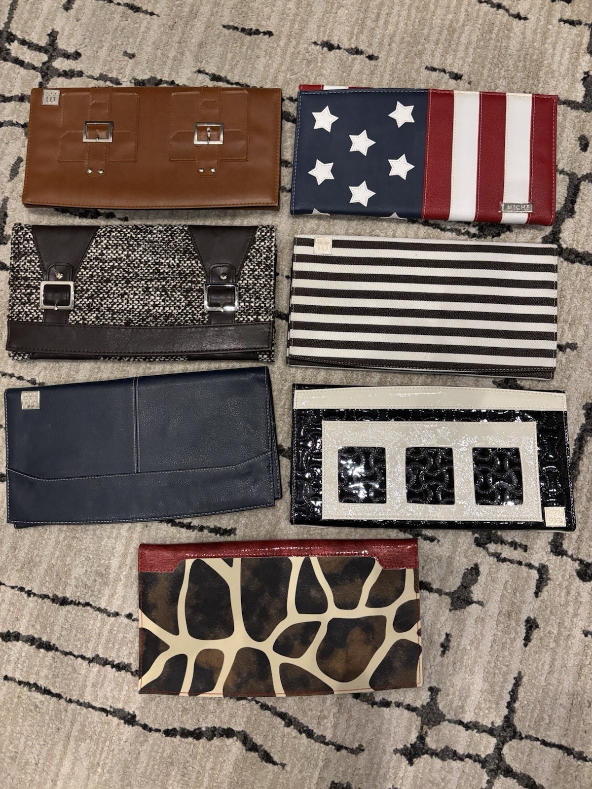 Miche Classic Multicolor Clutch Skins Animal Print Stars Stripes | eBay