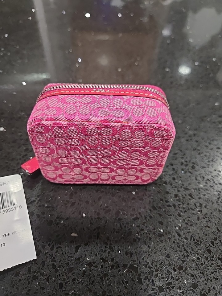 Brand New Pink Mini Coach Travel Pill Box | eBay