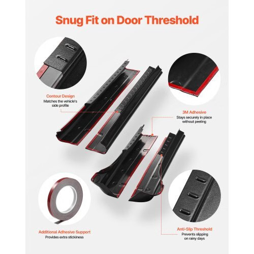 Rocker Panel Guard, 4-Piece Set Compatible with 2014-2018 Chevrolet ...