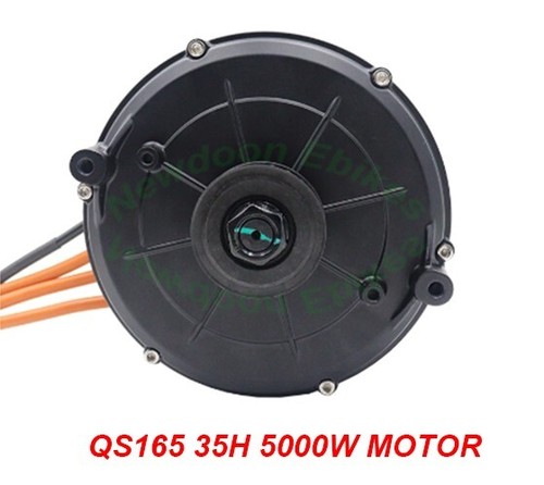QS165 35H 48-72V 5000W Mid-drive hall version 90KPH Light Motorcycle ...