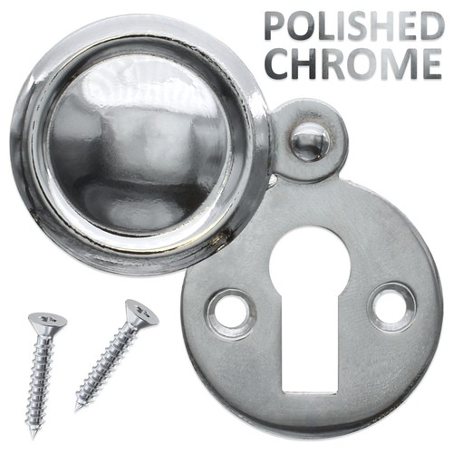 KEY HOLE COVERS Escutcheon Plate Keyhole Lock Silver/Gold QUALITY DOOR ...