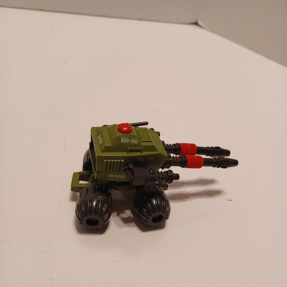 1983 GI Joe PAC/RAT MACHINE GUN Vehicle Incomplete ARAH Hasbro Pac Rat ...