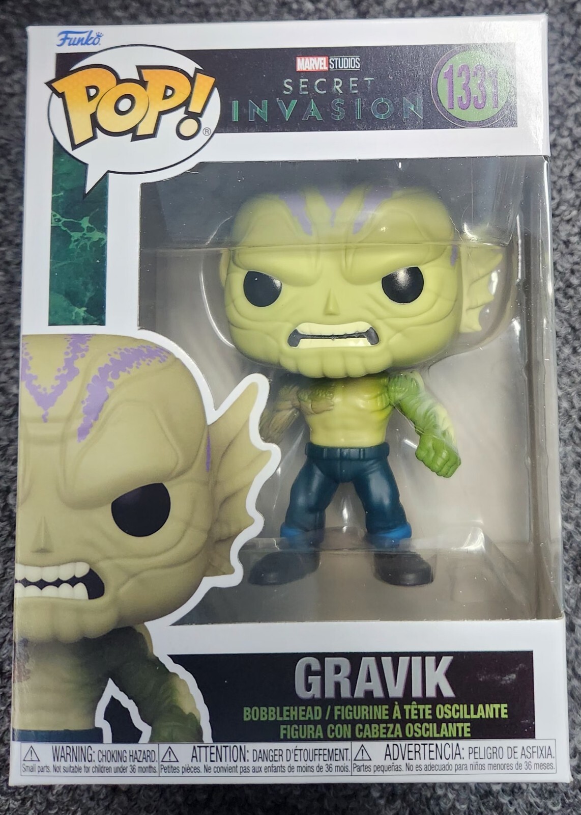 Funko Pop! Marvel's Secret Invasion Gravik Funko Pop! Vinyl Figure ...