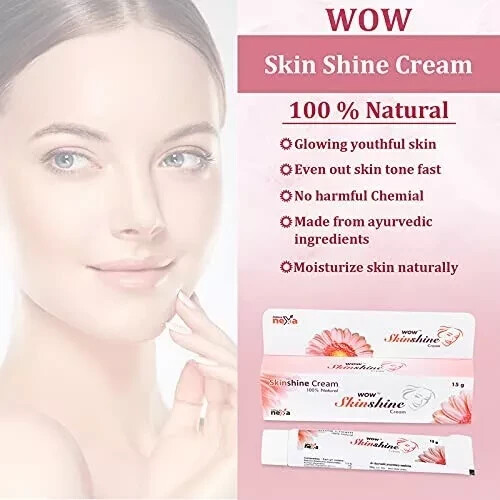 WOW Skin shine face cream 15g (Pack of 2) | eBay