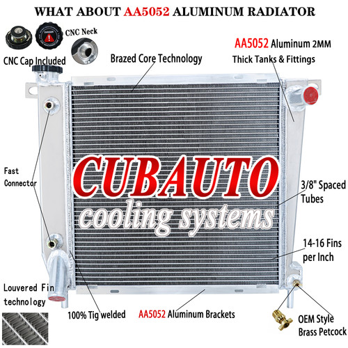 2 Row Radiator For 1985-1994 Ford Explorer Ranger Bronco II Mazda ...