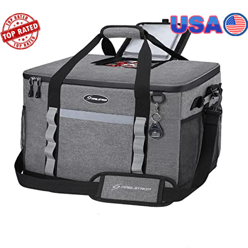 Collapsible Soft Cooler Large Capacity Camping Picnic Beach 75 Can Ice ...
