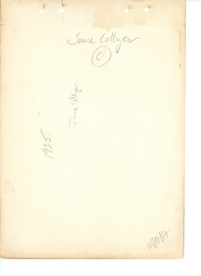 Vintage 8x10 DW Key book Photo Actress June Collyer Hollywood Fashion ...