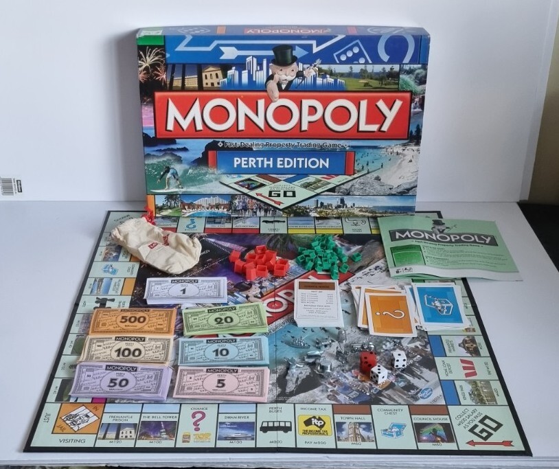Monopoly Perth Edition Board Game by Hasbro 2013 | eBay