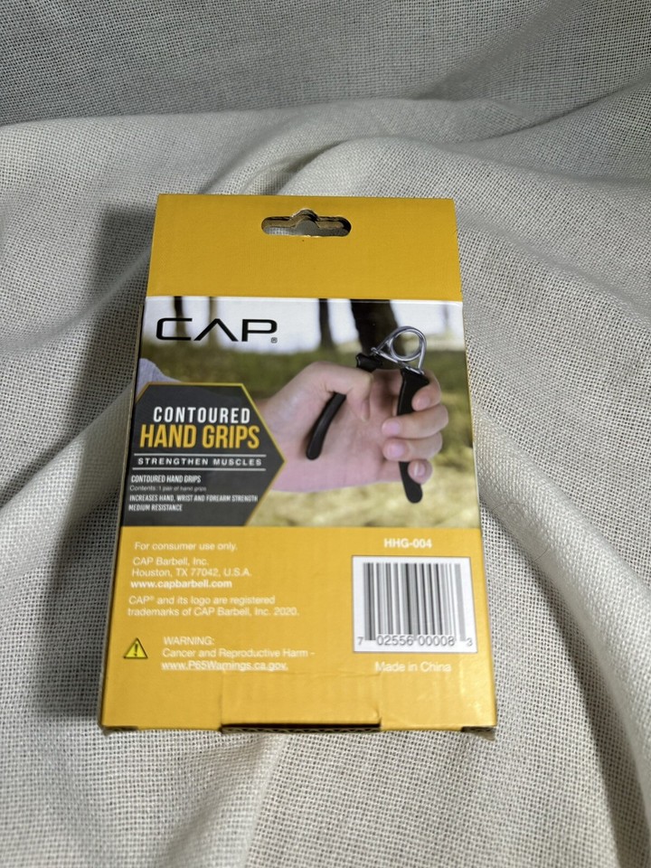 Cap Exercise Contoured Hand/ Forearm Grip Strengthener Grips Trainer | eBay