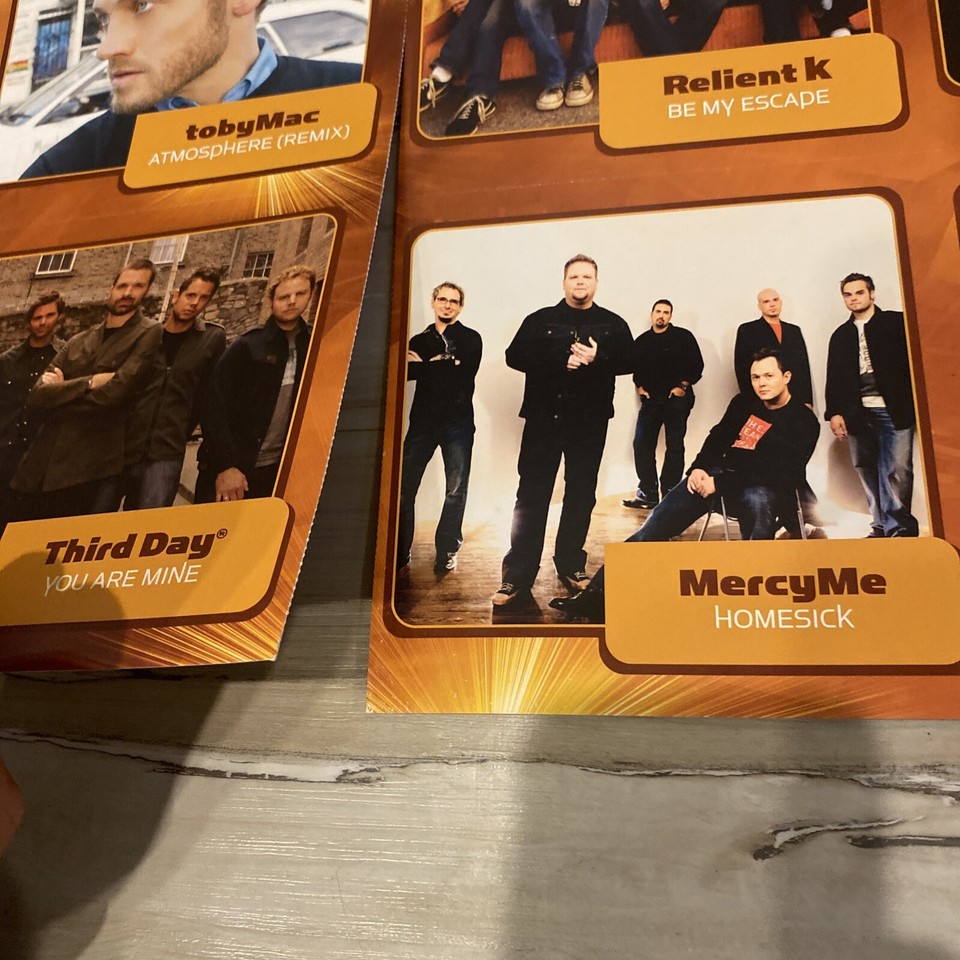 WOW 2006 TOBYMAC RELIENT K 24x24 Album Flat Poster Christian Hip Hop ...