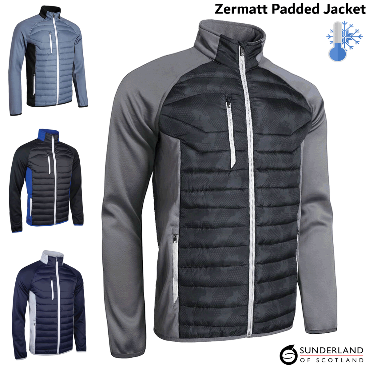 Men's Golf Jacket Waterproof FootJoy Mens Hybrid Insulated Jacket Golf ...