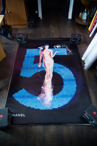 CHANEL N° 5 JEAN PAUL GOUDE G 2000 Original Fashion Poster Rolled ...