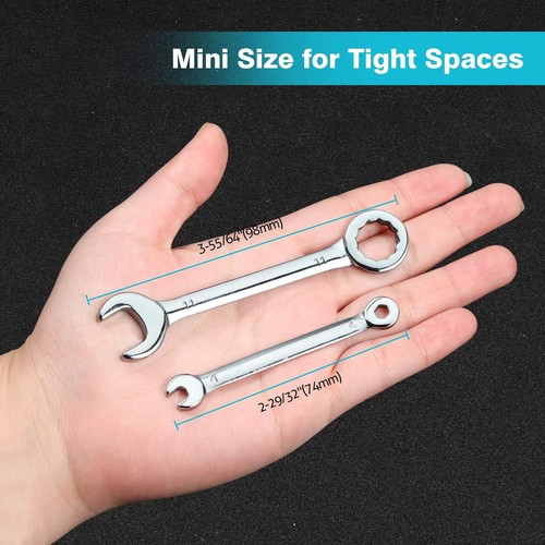 Small Wrench Set Metric Wrench Sets 10 Pcs 4-11Mm Mini Combination ...