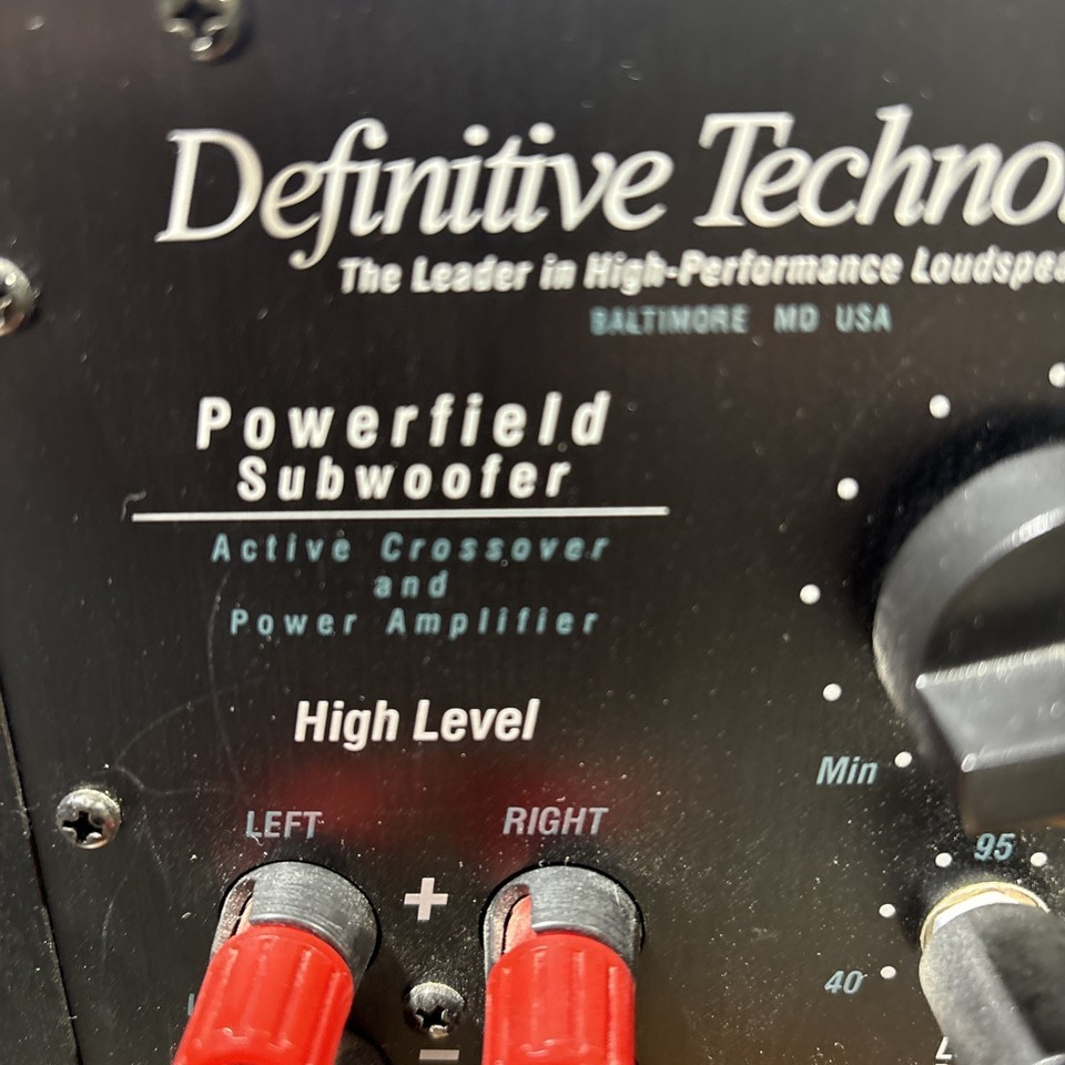 Definitive Technology Powerfield 350 Watt Home Audio System Subwoofer ...